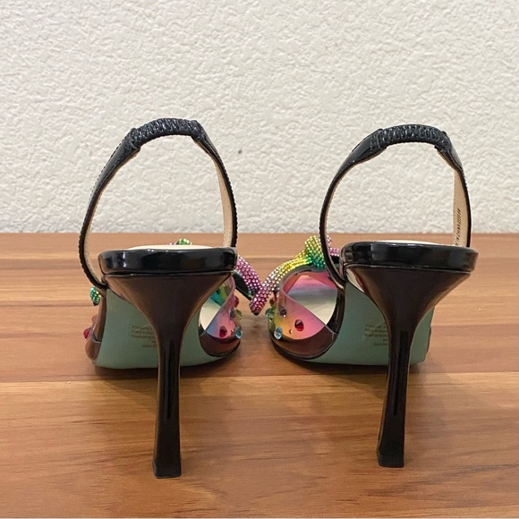 Betsey Johnson | Shoes | Betsey Johnson Deede Embellished Rainbow ...